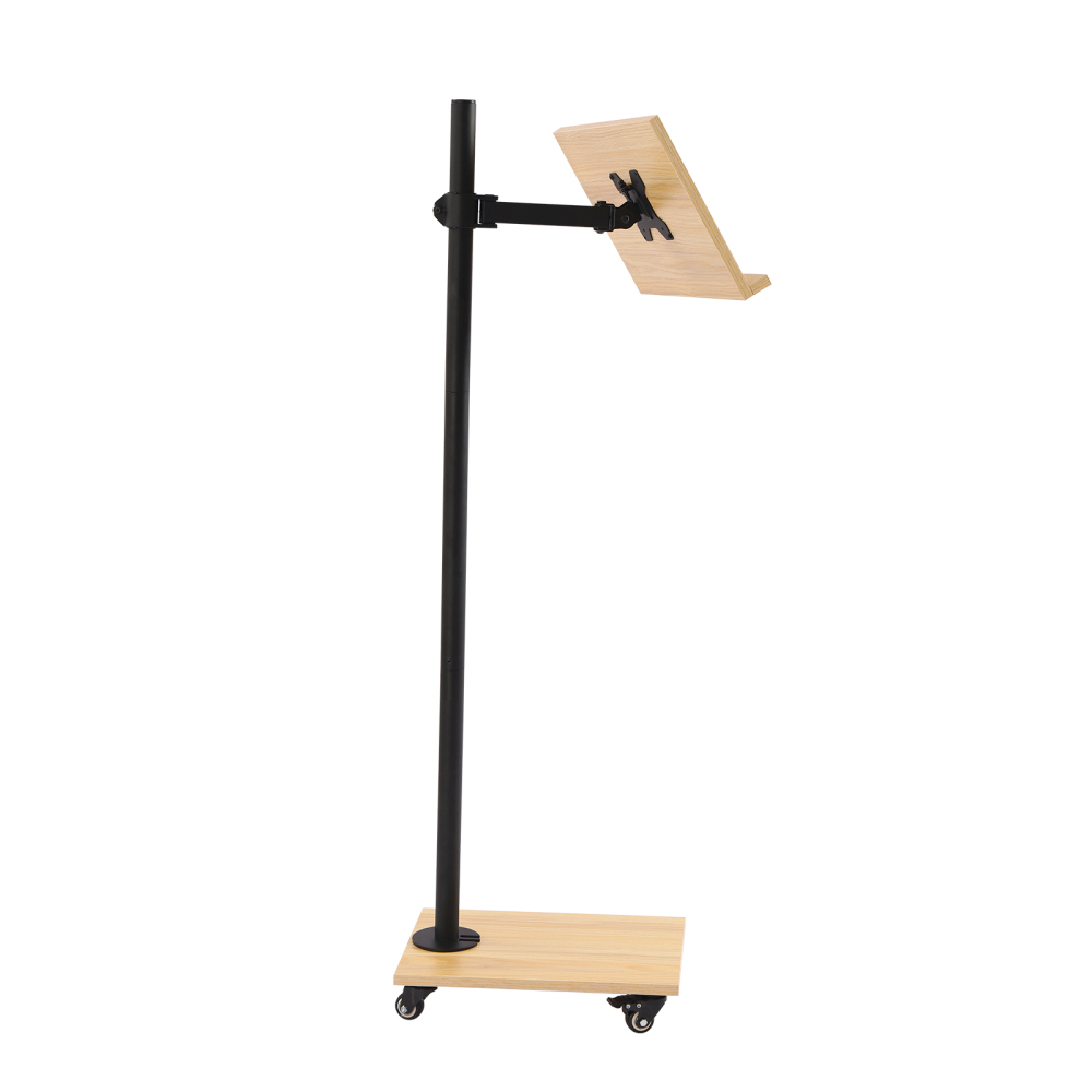 Rolling Extra Large Lectern Stand with Wheels and Sturdy Metal Build