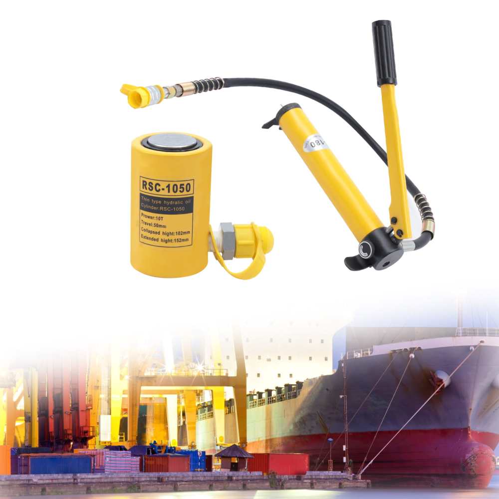 Hydraulic Jack, 10T Hydraulic Plunger Cylinder Jack