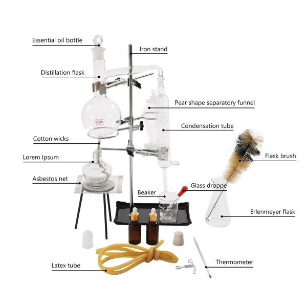 steam distillation setup