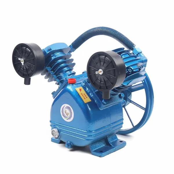 1500W 115PSI 2HP V Style Twin Cylinder Air Compressor Pump Motor Head ...