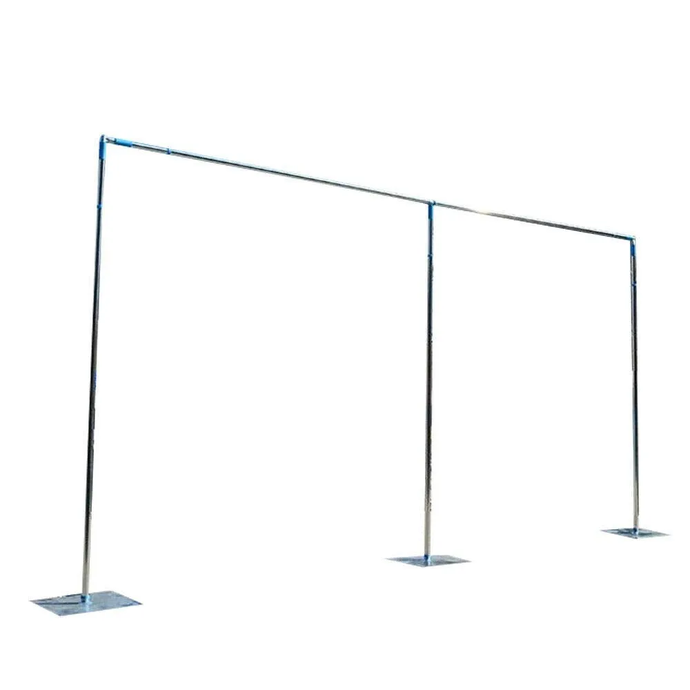 CNCEST 3x6m Adjustable Curved Pipe and Drape Backdrop Support Kit