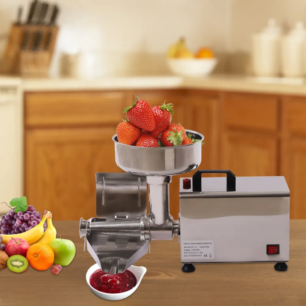 Electric Tomato Strainer 450WTomato Milling Machine Stainless Steel