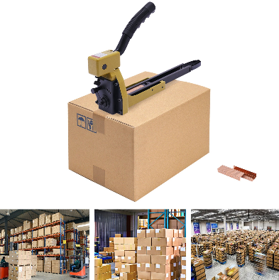Manual Carton Closing Stapler Corrugated Carton Staple Gun