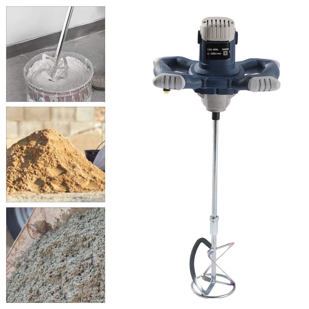 Drywall Mortar Mixer Cement Render Paint Tile Concrete Plaster Rotary