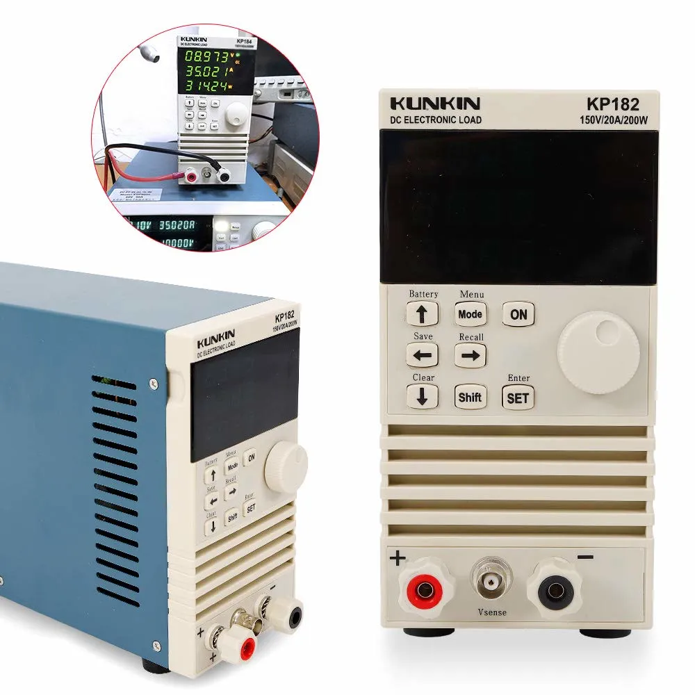 KP182 Single Channel Electronic DC Load Test | CNCEST