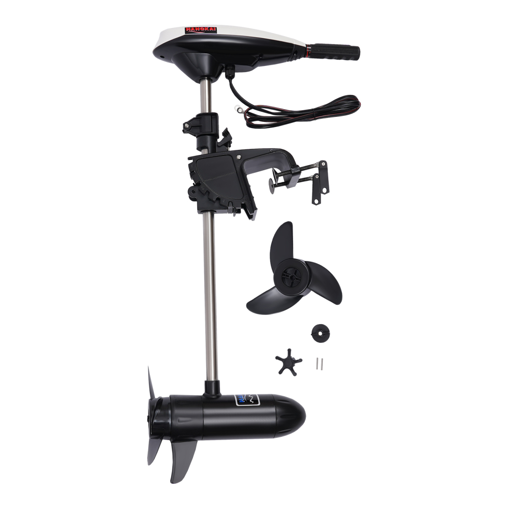 CNCEST Electric Trolling Motor 12V 45LBS Outboard Boat Motor Propeller