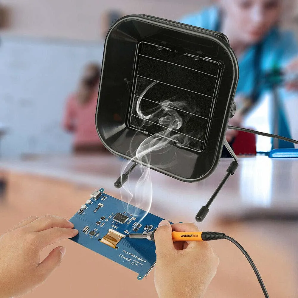 CNCEST Bench Top Smoke Remover - Adjustable Soldering Absorber