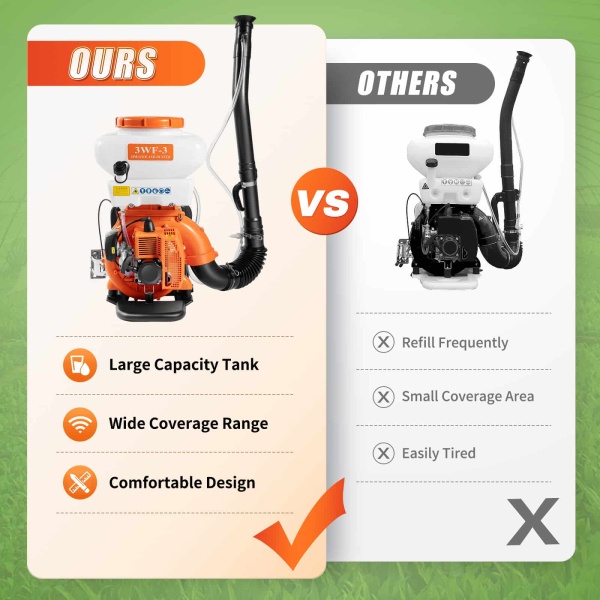 duster tank capacity