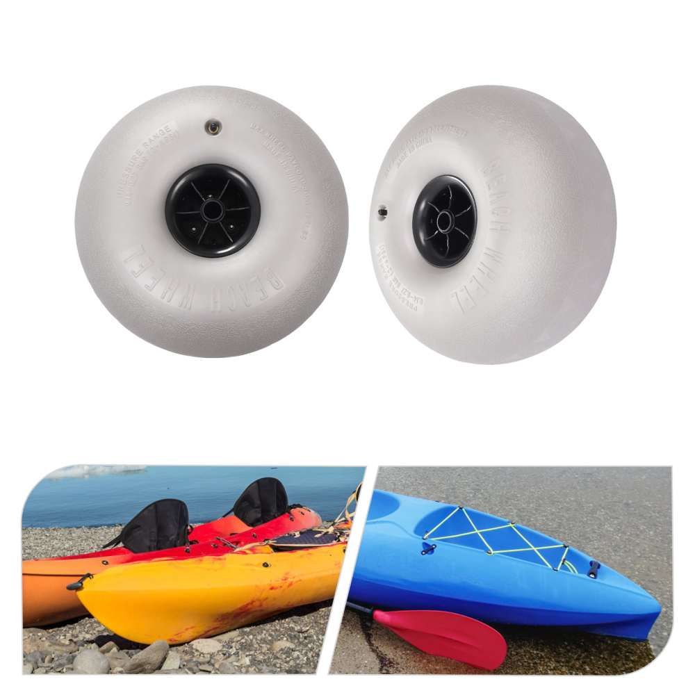 Balloon Wheels 16" Replacement Big Beach Sand Tires Kayak Dolly Canoe ...