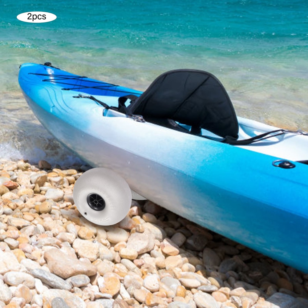Balloon Wheels 16" Replacement Big Beach Sand Tires Kayak Dolly Canoe ...