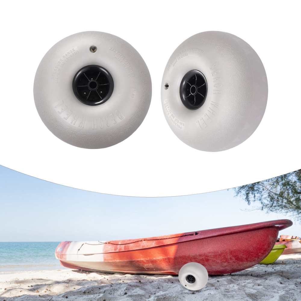 Balloon Wheels 16" Replacement Big Beach Sand Tires Kayak Dolly Canoe ...