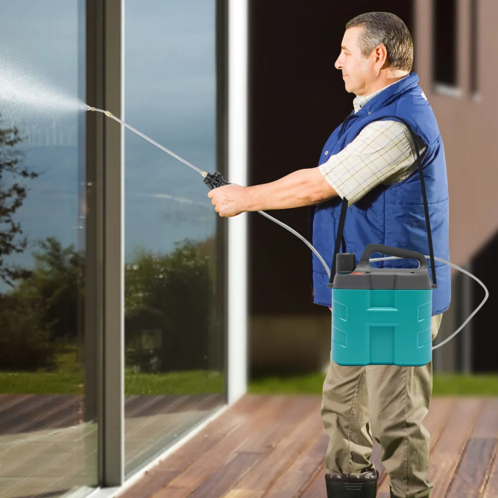 Battery Powered Sprayer, 2.11Gal High Pressure Gardening Sprayer